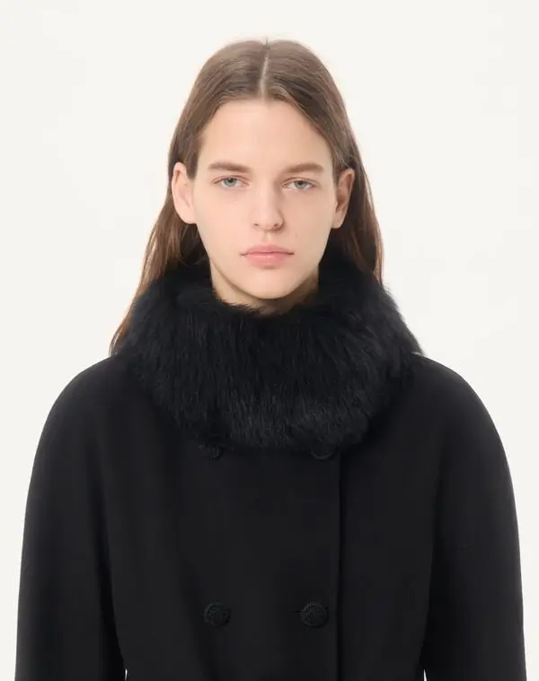 Valentino Garavani Compact Drap Coat - Black
