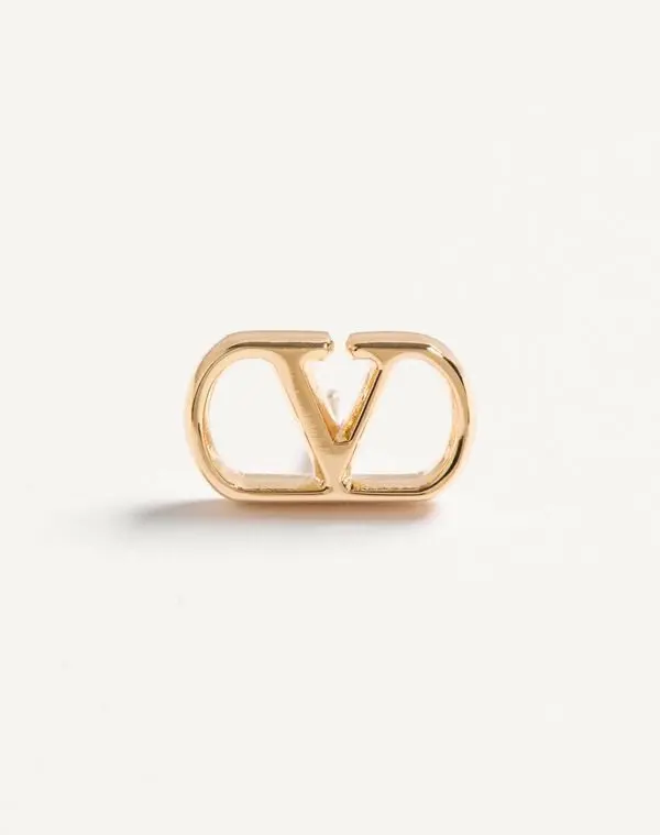 Valentino Garavani Vlogo Signature Hoop Earrings - Gold