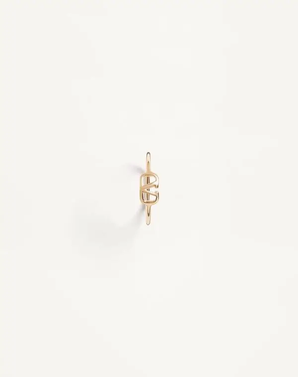 Valentino Garavani Vlogo Signature Metal Ring