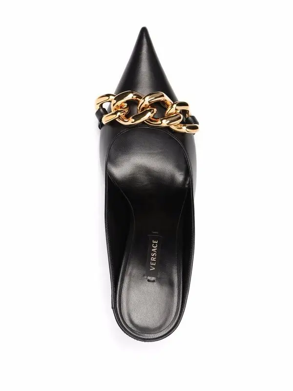 Versace Medusa Chain-trim Mules