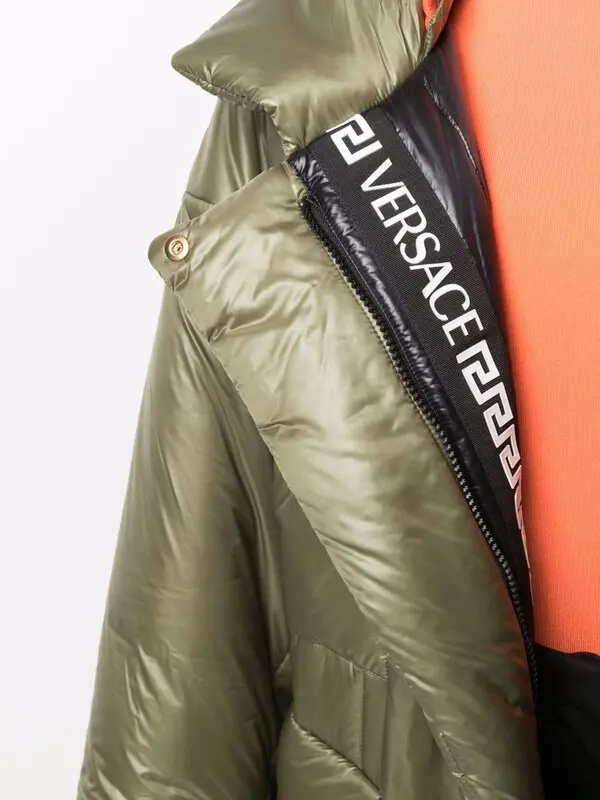 Versace Hooded Puffer Coat