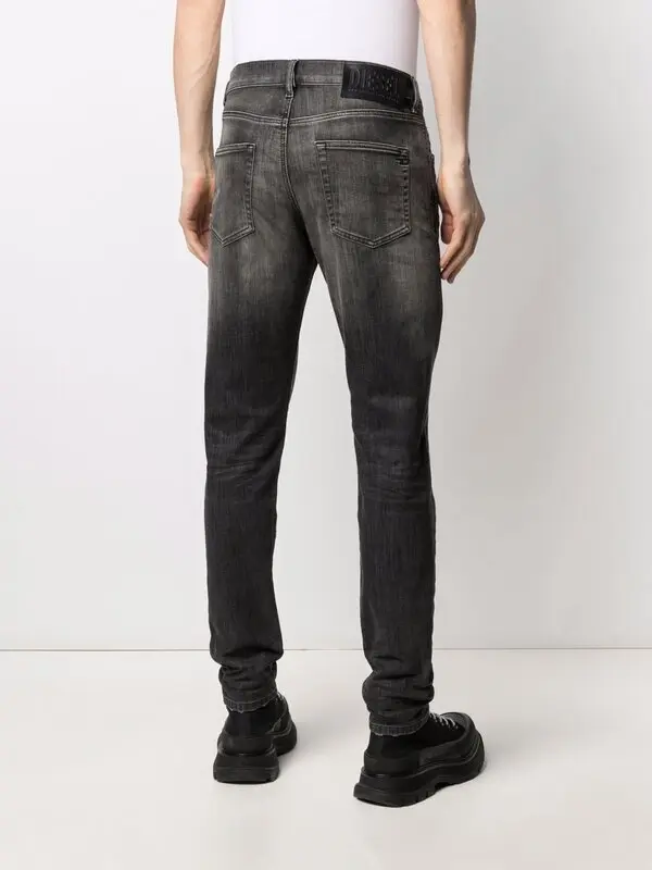 DIESEL® Faded Effect Distressed Jeans