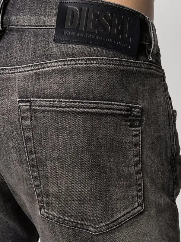 DIESEL® Faded Effect Distressed Jeans