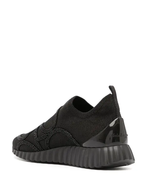 FERRAGAMO Oversize-sole Slip-on Sneakers