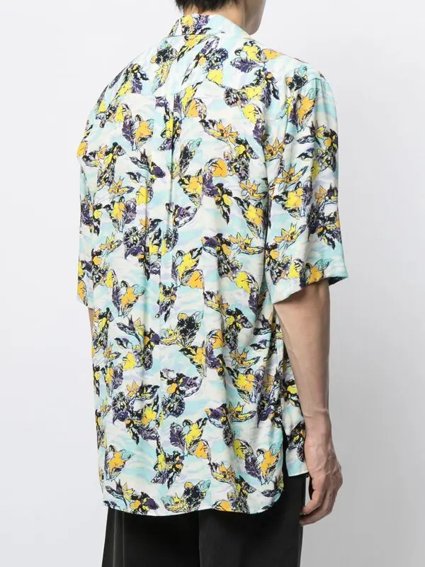 SULVAM Aloha Short-sleeve Shirt