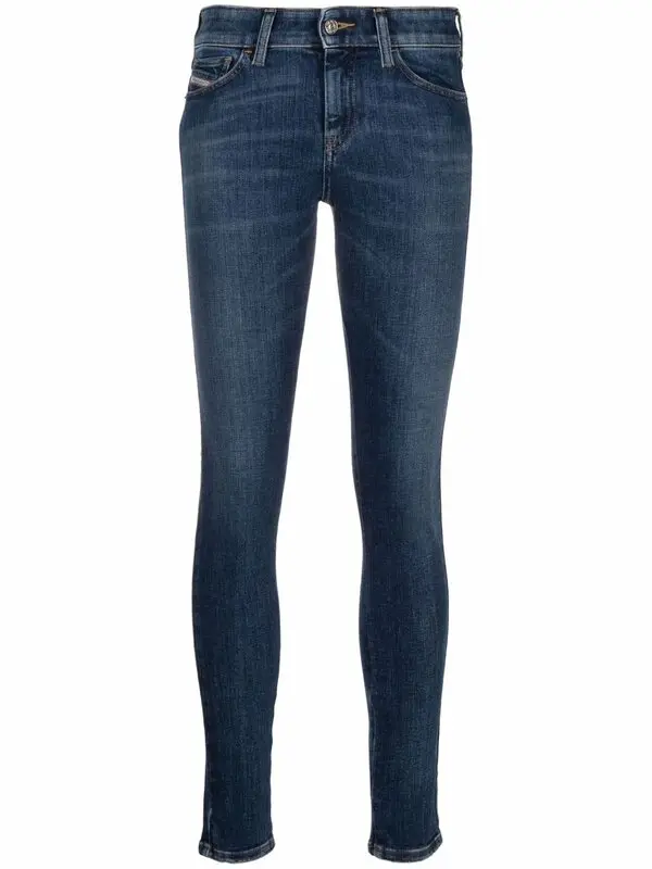 DIESEL® Slandy Super Skinny Denim Jeans - Blue
