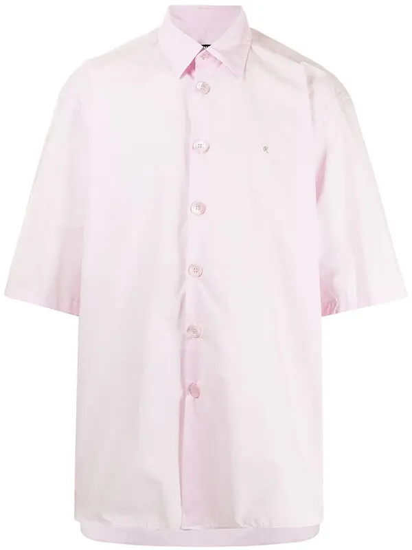 Raf Simons Teenage Dreams Bowling Shirt - Pink