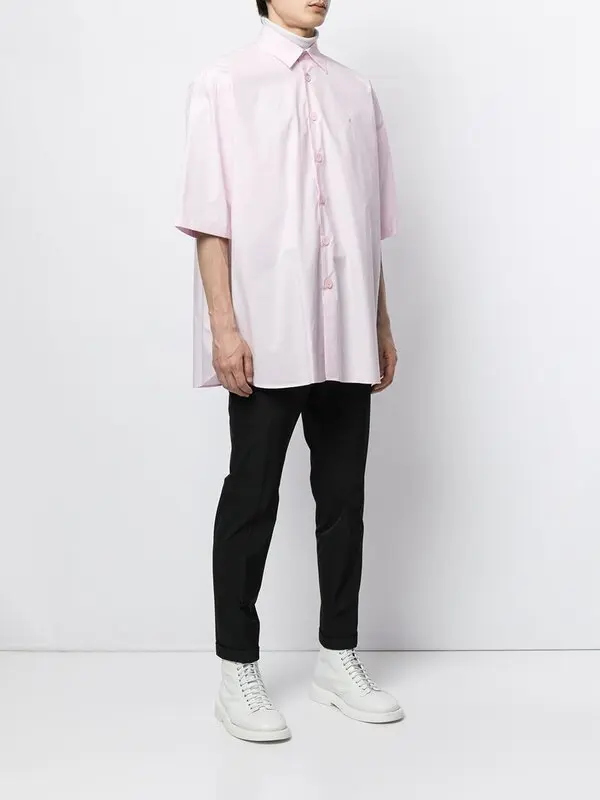 Raf Simons Teenage Dreams Bowling Shirt - Pink