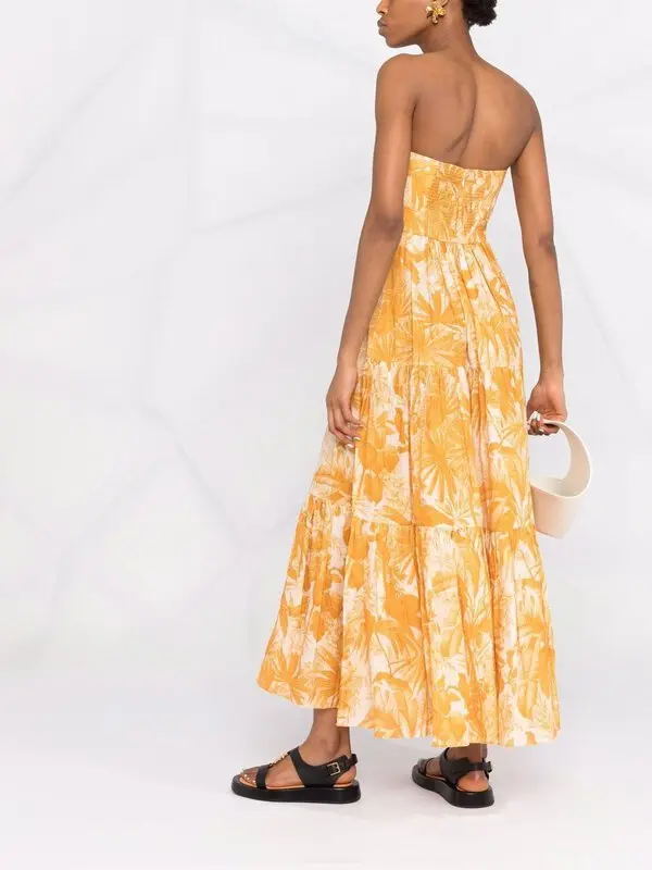Zimmermann Palm Print Maxi Dress