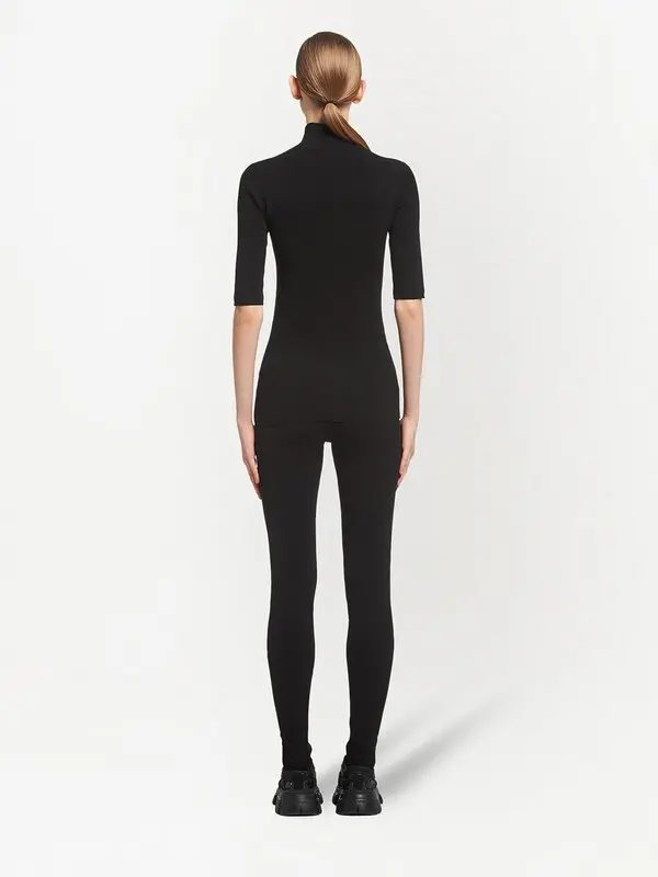 Prada Triangle-logo Half-zip Jumper