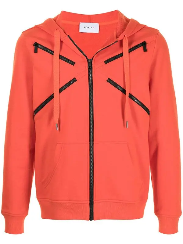 PORTS V Zip-embellished Hooded Jacket