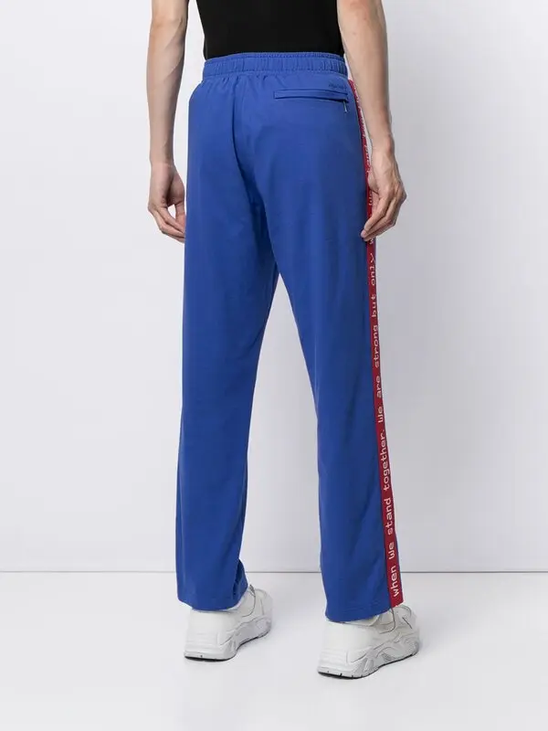 PORTS V Slogan Tape Track Pants