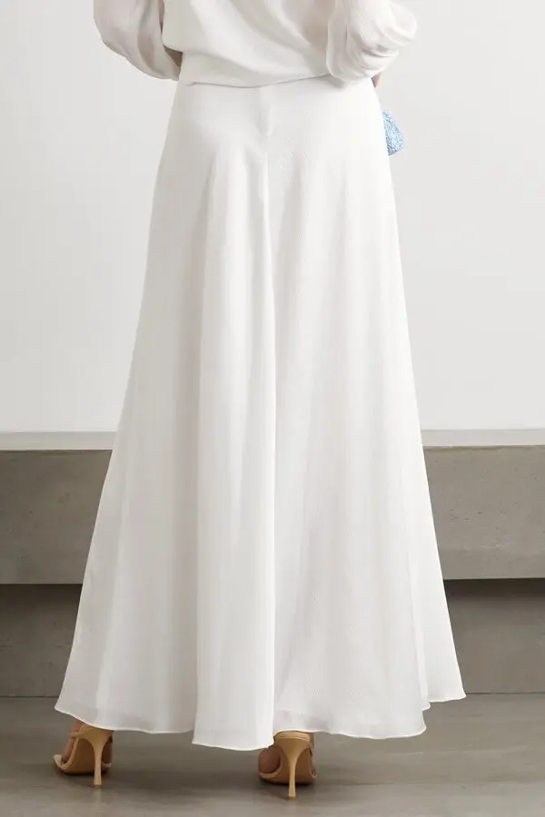 Galvan Felicity Crepon Maxi Skirt