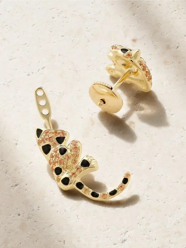 Yvonne Léon 9-karat Multi-stone Single Earring