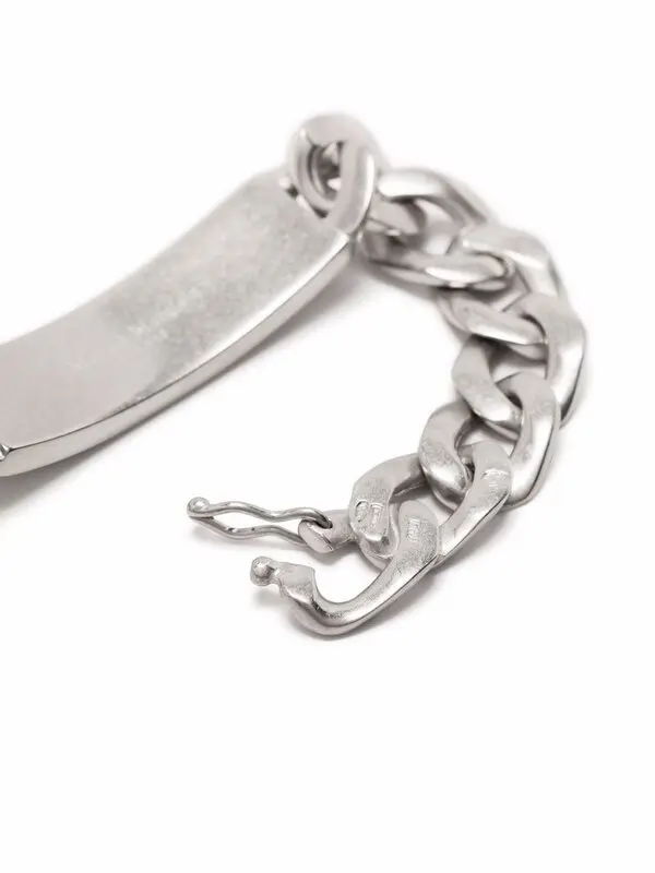 Maison Margiela Chain Id Bracelet - Silver | Editorialist