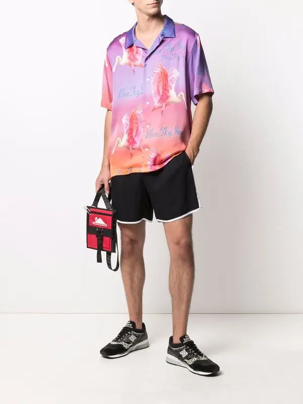 BLUE SKY INN Contrast Stripe Shorts