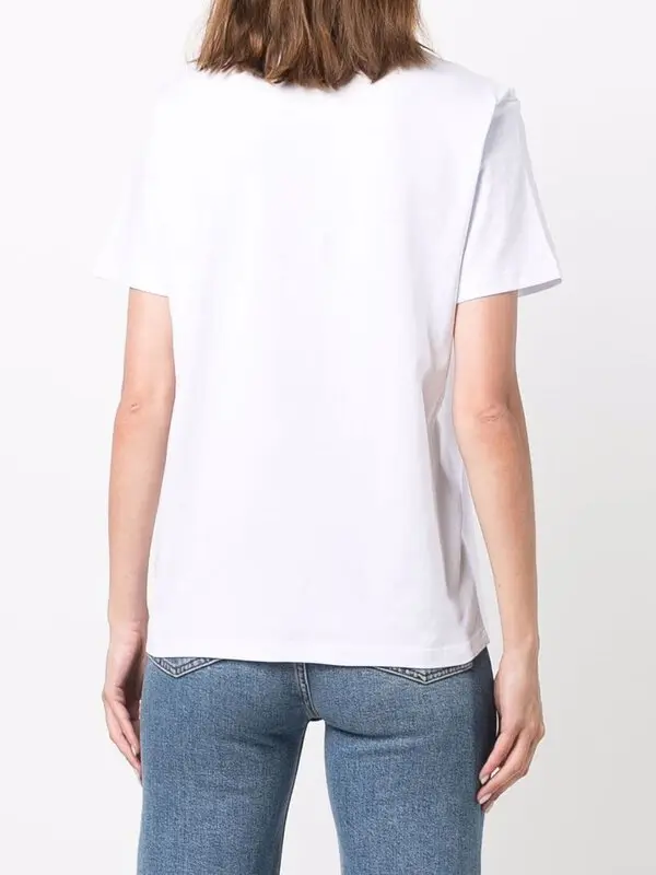 MSGM Logo-print T-shirt - White