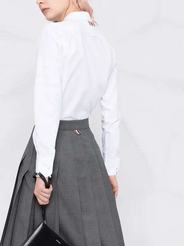 Thom Browne Pleated Midi Skirt