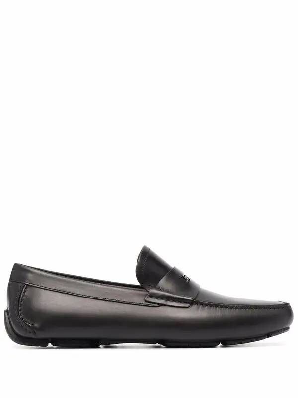 FERRAGAMO Logo Plaque Driver Shoes