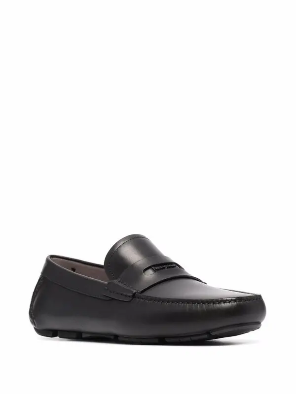 FERRAGAMO Logo Plaque Driver Shoes