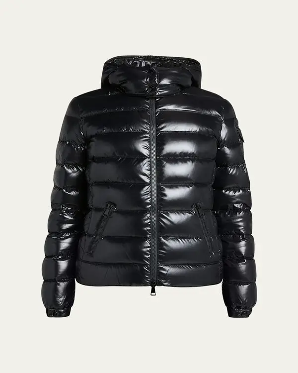 Moncler Bady Hooded Short Down Jacket - Dark Black