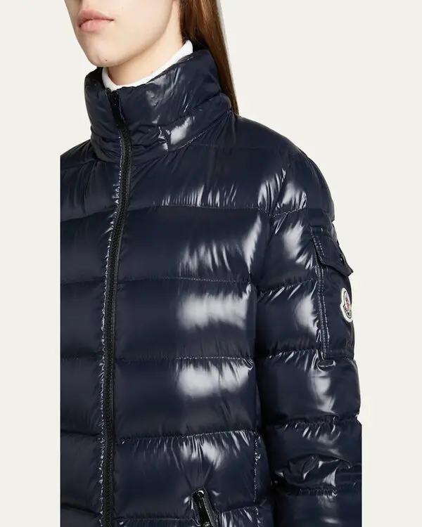 Moncler Bady Hooded Short Down Jacket - Dark Black
