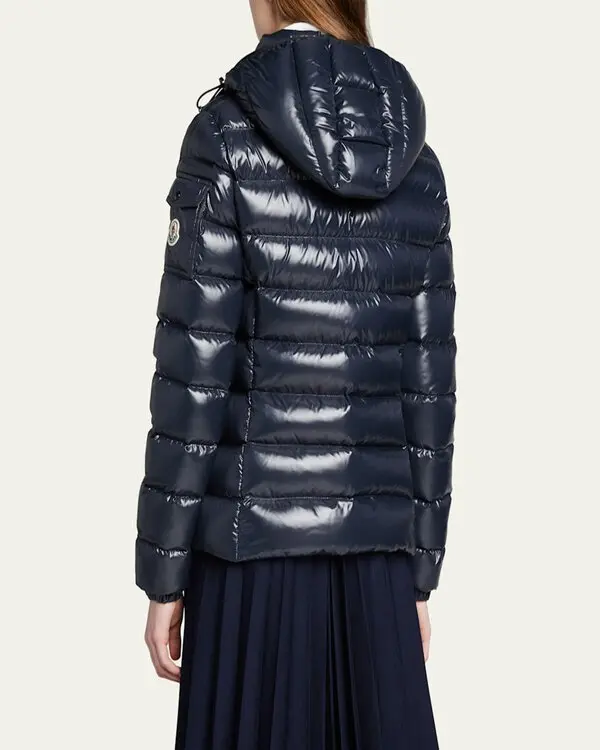 Moncler Bady Hooded Short Down Jacket - Dark Black