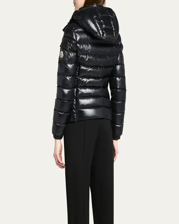Moncler Bady Hooded Short Down Jacket - Dark Black