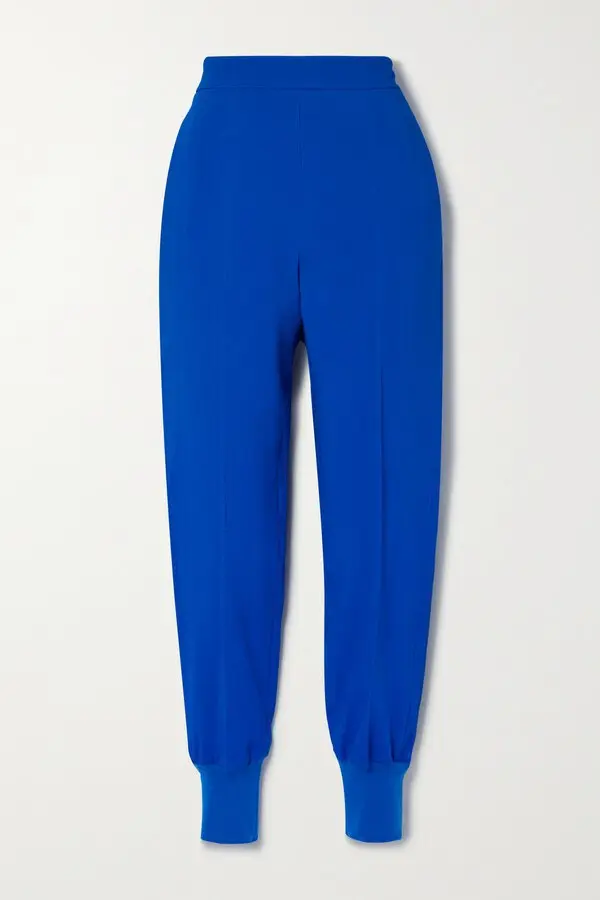Stella McCartney Net Sustain Julia Crepe Track Pants