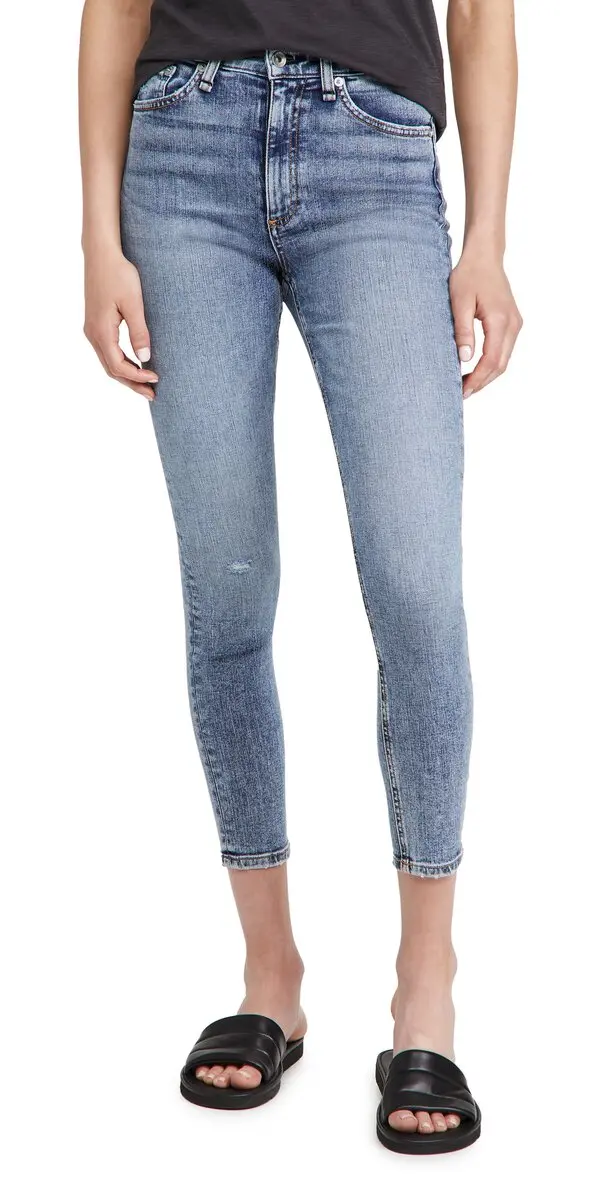 Rag Bone Nina High Rise Ankle Skinny Jeans Norwalk Editorialist