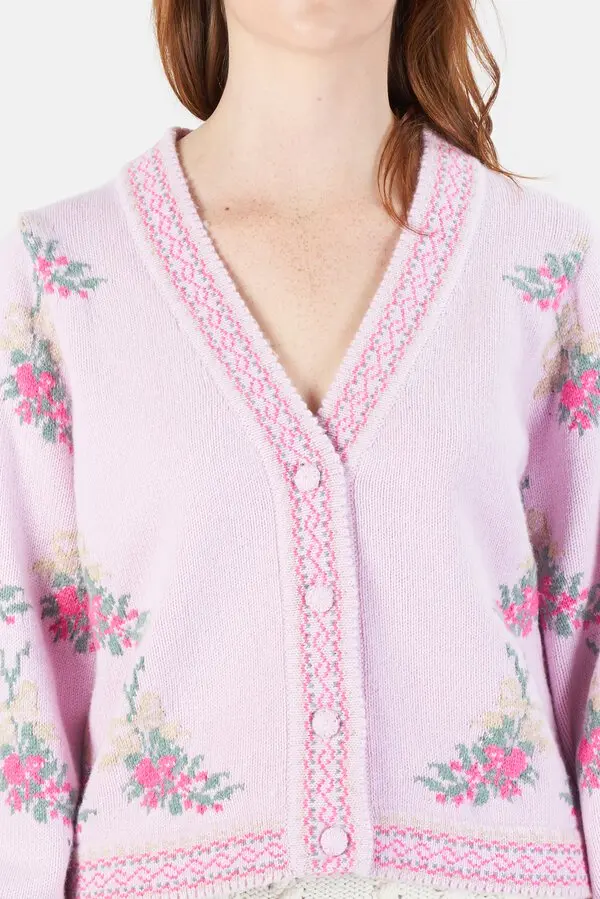 LoveShackFancy Boscom Cardigan Sweater