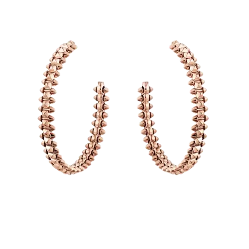 CARTIER Clash De Hoop Earrings - Pink