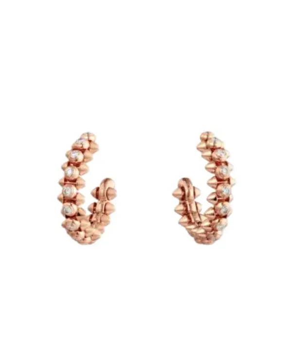 CARTIER Clash De Earrings Diamonds - Pink