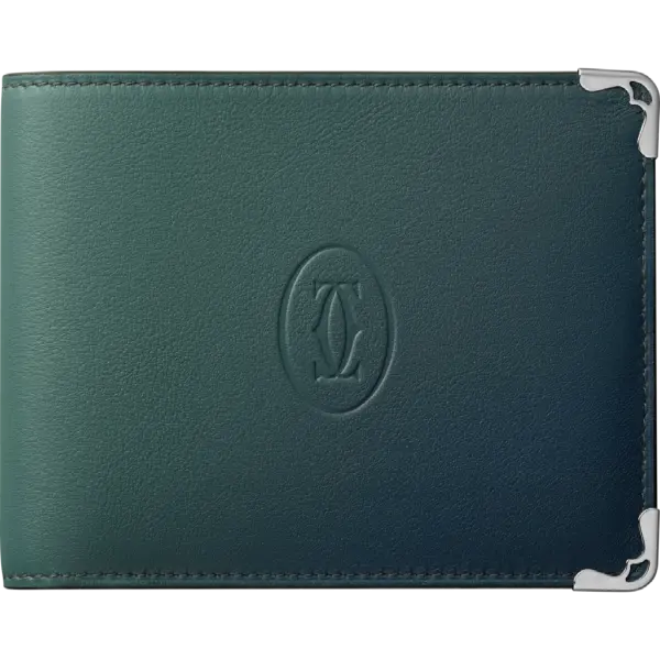 Cartier Must De 6-Credit Card Wallet - Blue | Editorialist