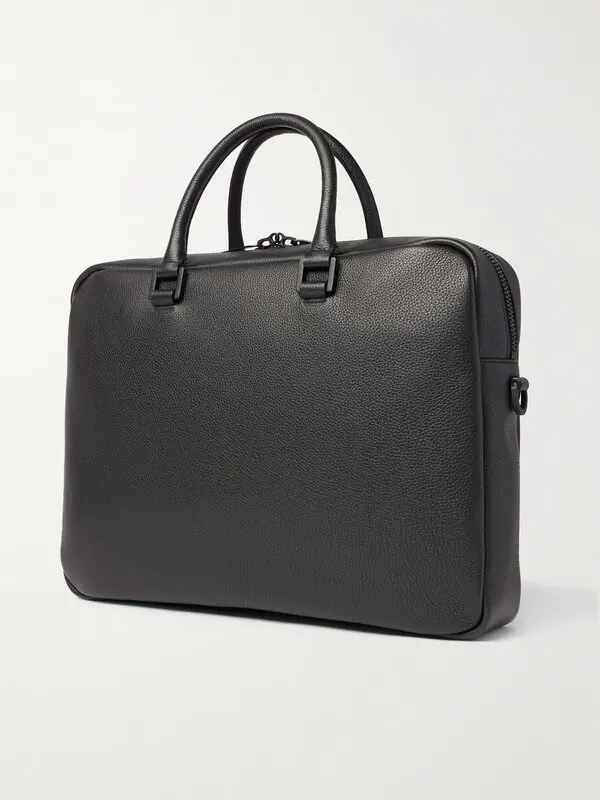 Saint Laurent Sac De Jour Full-grain Leather Briefcase