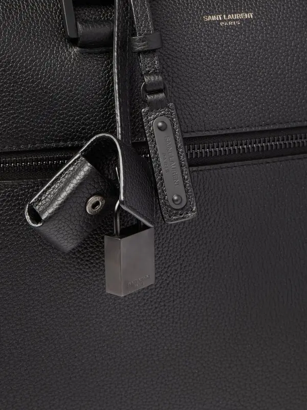 Saint Laurent Sac De Jour Full-grain Leather Briefcase