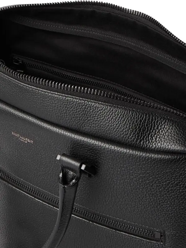 Saint Laurent Sac De Jour Full-grain Leather Briefcase
