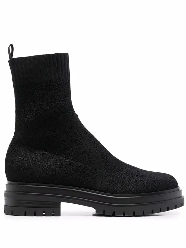 GIANVITO ROSSI Pull-on Ankle Boots 50mm