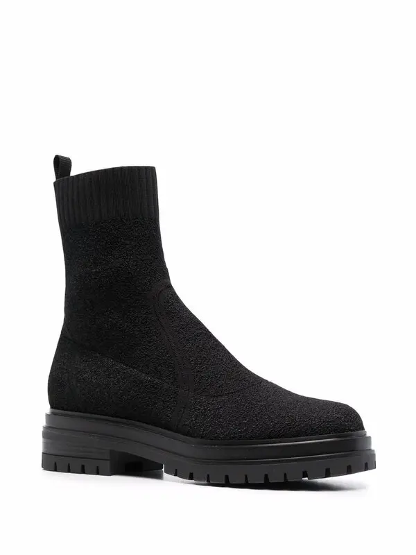 GIANVITO ROSSI Pull-on Ankle Boots 50mm