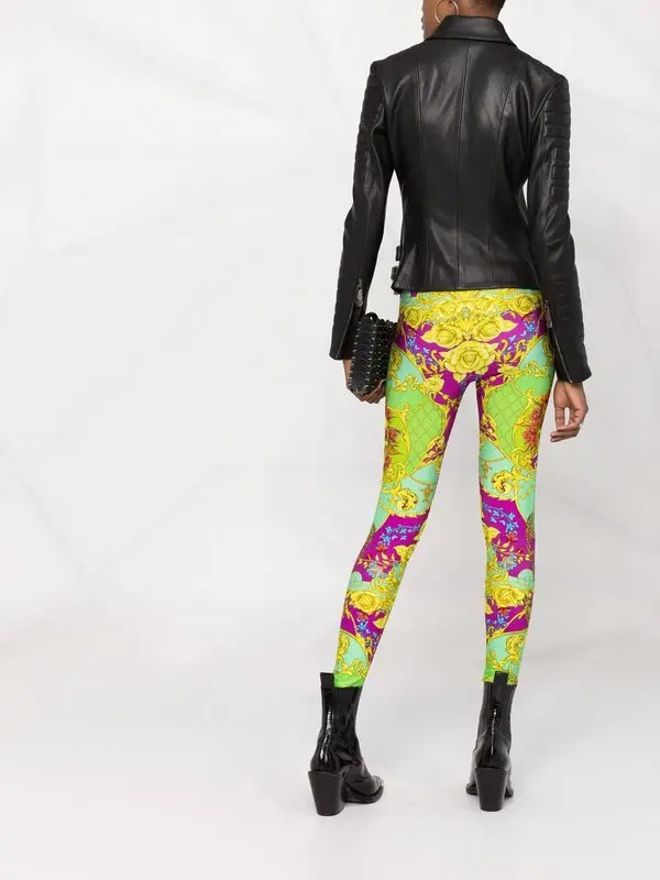 Philipp Plein New Baroque High-rise Leggings