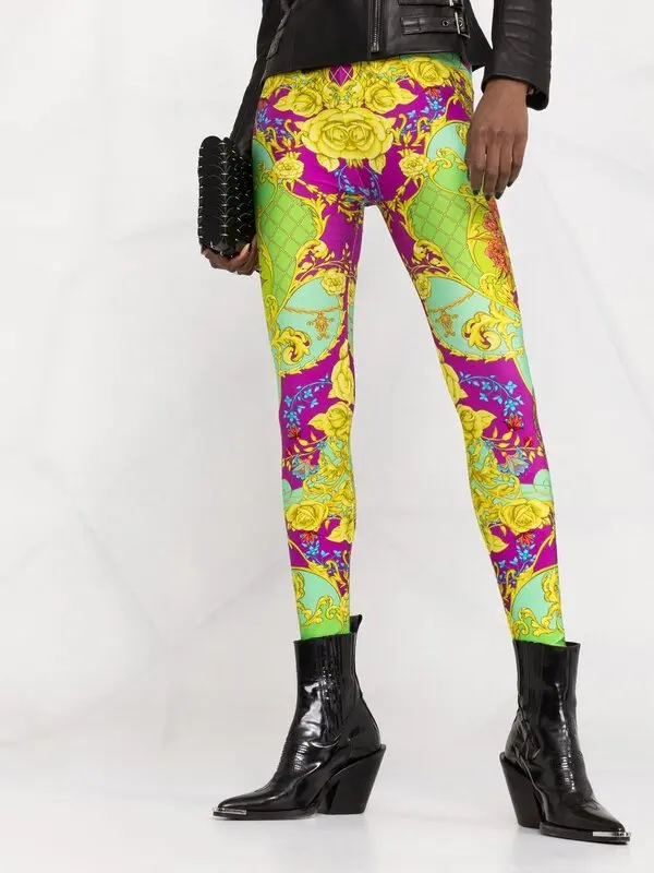 Philipp Plein New Baroque High-rise Leggings