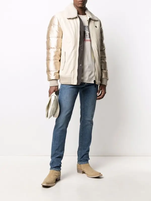 Philipp Plein Metallic Padded Jacket