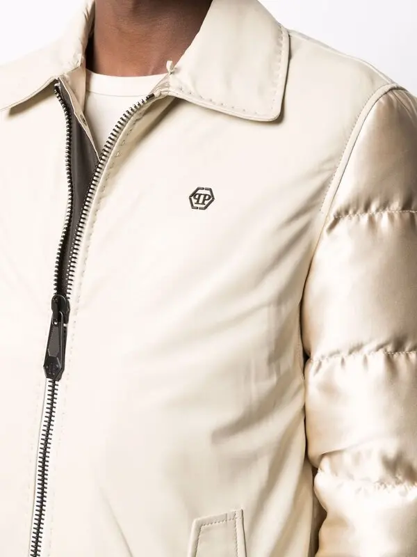Philipp Plein Metallic Padded Jacket