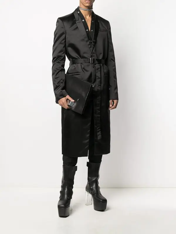 Rick Owens Bela Astaires Cropped Trousers In Black - 50% Off