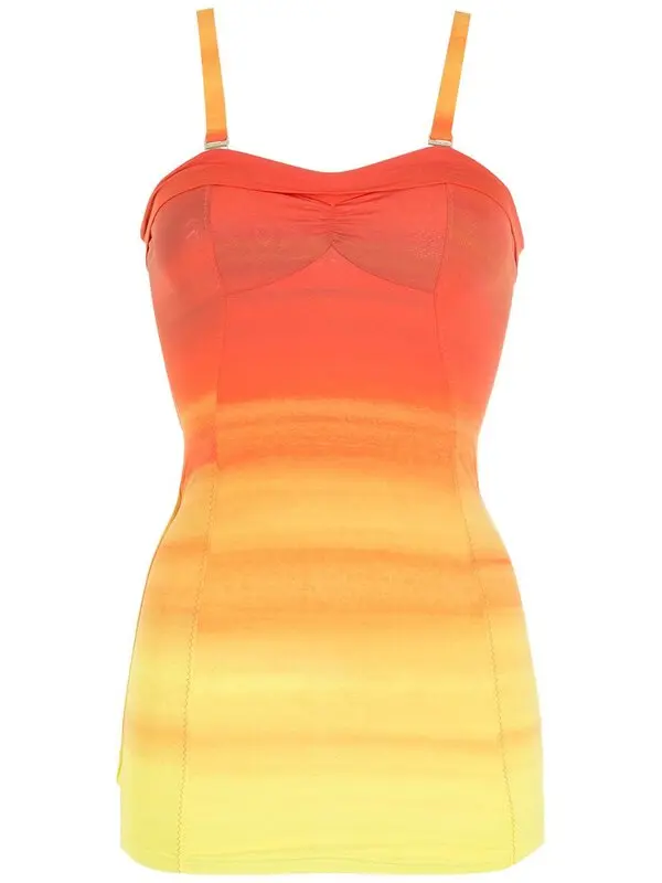 AMIR SLAMA Ombré One-piece Swimsuit