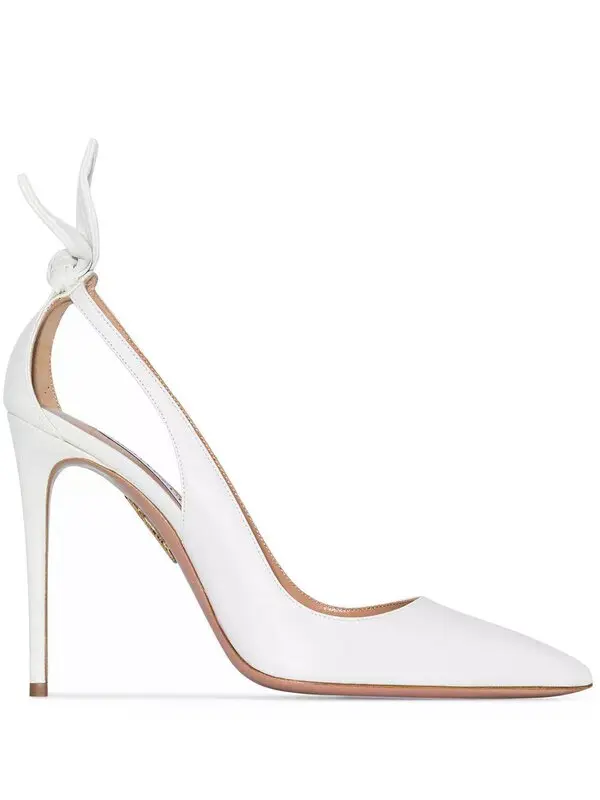 AQUAZZURA Bow Tie 105mm Pumps