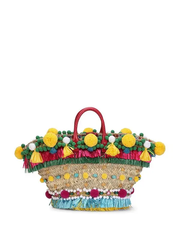Dolce & Gabbana Kendra Woven Basket Bag