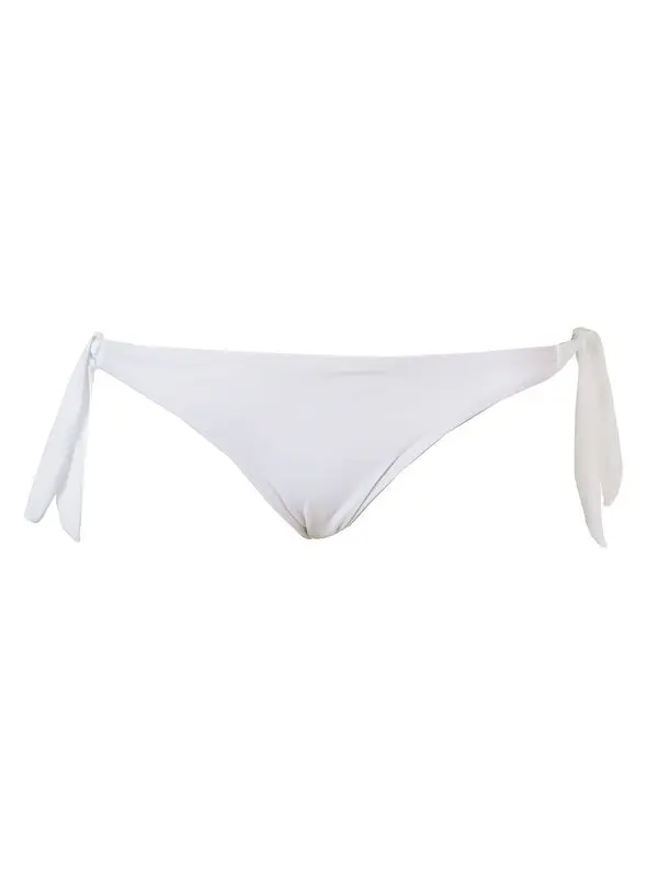 AMIR SLAMA Side Lace Up Bikini Bottom - White