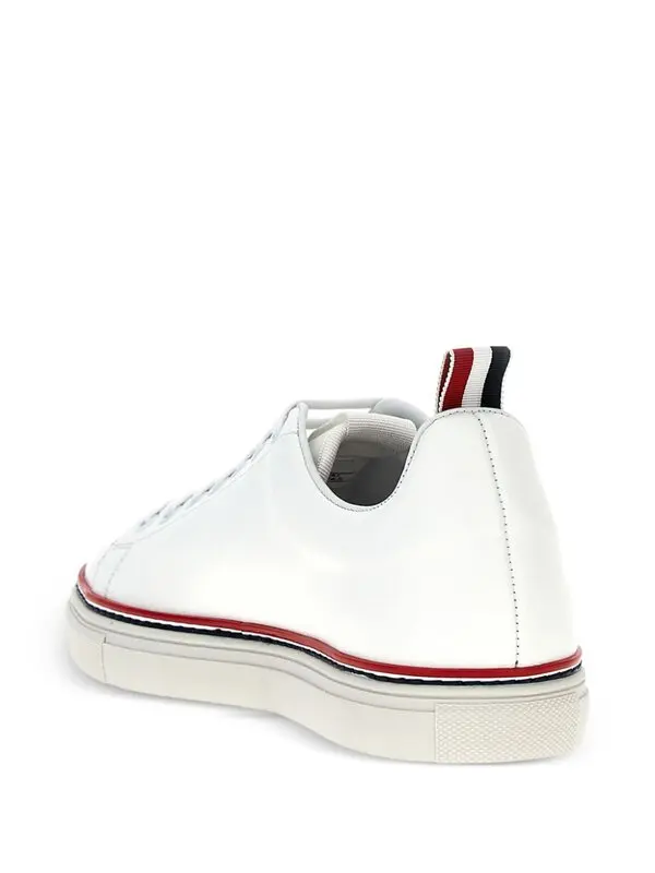 Thom Browne Calf Tennis Sneakers - White