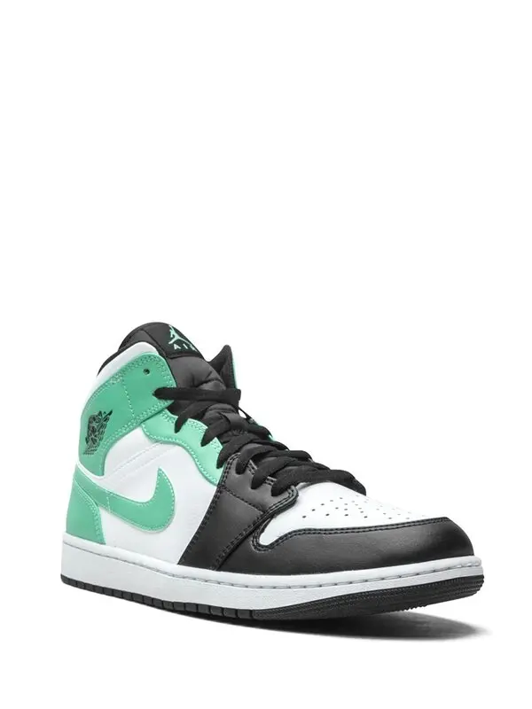 JORDAN Air 1 Mid Island Green Sneakers - White